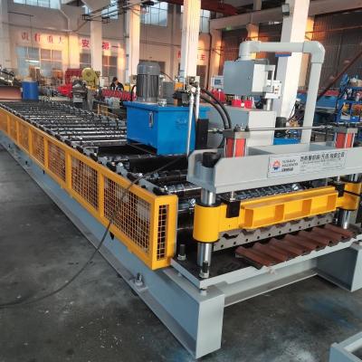 China R101 Corrugated Roof Sheet Roll Forming Machine 1219mm Feeding Width 0.3-0.8mm Thickness for sale