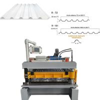 China R101 Metal Roofing Sheet Roll Forming Machine 0.3-0.8mm Thickness 76mm Precision Shaft for South America for sale