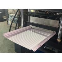 China Romania Popular 500mm Coverage Snap Lock Roll Forming Machine for sale