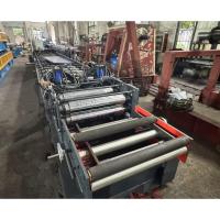 China Snap Lock Roof Sheet Roll Forming Machine 0.3-0.8mm Thickness with Perforated Holes 16 Stations for sale