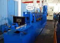 China 11 Stations Roller Rack Roll Forming Machine , Steel Angle Rolling Machine With Control Box for sale