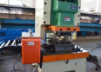 China 11 Stations Roller Rack Roll Forming Machine , Steel Angle Rolling Machine With Control Box for sale