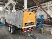 China Portable KR18 KR24 Standing Seam Roll Forming Machine With Trailer for sale