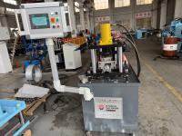 China EUROPEA 100x23mm Rolling Shutter Door Roll Forming Machine 0.8-1.2mm Galvanized Steel 380V 50Hz for sale