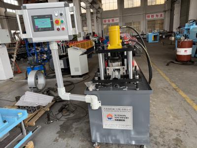 China EUROPEA 100x23mm Rolling Shutter Door Roll Forming Machine 0.8-1.2mm Galvanized Steel 380V 50Hz for sale