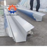 China 7.5kW Main Motor Power Gutter Roll Forming Machine 0.3-0.8mm Thickness for Precise Guttering for sale