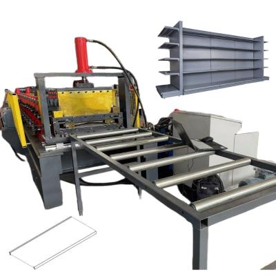 China Tegometal Supermarket Shelf Panel Roll Forming Machine 0.7-1.2mm Thickness 250-550mm Width for sale