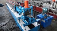 China GI Steel Shutter Door Shaft Roll Forming Machine 40mm 60mm 7.5kW 3 Ton Decoiler for sale