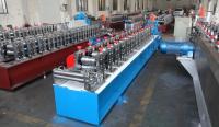 China GI Steel Shutter Door Shaft Roll Forming Machine 40mm 60mm 7.5kW 3 Ton Decoiler for sale