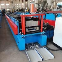 China Aluminum 12 Inch Width Standing Seam Roof Panel Roll Forming Machine 5 Ribs 5.5kW Patio Covers for sale