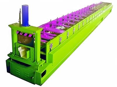 China K Style Square Gutter Roll Forming Machine 0.3-0.8mm Thickness Galvanized Steel Aluzinc 16 Stations for sale