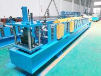 China 1.0mm Thickness Aluminum Zinc K Style Square Rain Gutter Roll Forming Machine for sale