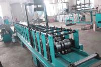 China 0.4-0.7mm Thickness PPGI Color Steel Round Gutter Roll Forming Machine for sale