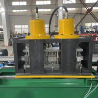 China C Profile Slotted Strut Channel Roll Forming Machine Pv Support Bracket Steel Roll Forming Machine for sale