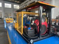 China 0.4-0.8mm Galvanized Steel KR18 Roll Forming Machine 22hp Gasoline Engine Portable Roof Panel for sale