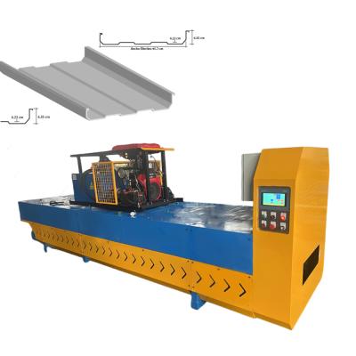 China Portable KR18 Standing Seam Roll Forming Machine 0.4-0.8mm 22hp Gasoline Engine for sale