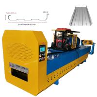 China Portable KR18 KR24 Standing Seam Roof Sheet Roll Forming Machine 11 Stations 24HP Gasoline Engine for sale