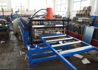 China PLC Control Shelf Box Metal Roll Forming Systems 3-5 M/ Min Speed With Hydraulic Cutting for sale
