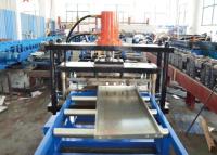 China PLC Control Shelf Box Metal Roll Forming Systems 3-5 M/ Min Speed With Hydraulic Cutting for sale