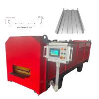 China Portable KR18 KR24 Standing Seam Roof Sheet Roll Forming Machine 24HP Gasoline Engine for sale