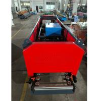 China Portable KR18 KR24 Standing Seam Roof Sheet Roll Forming Machine 24HP Gasoline Engine for sale