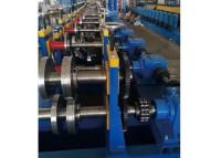China Chain Drive Guard Rails Roll Forming Machine 2 Sets Punching Dies 1.5-2mm Thickness for sale