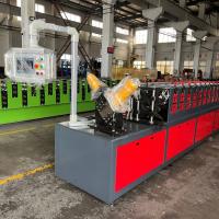 China 0.4-1.2mm Top Hat Furring Channel Roll Forming Machine 12 Rollers 8-12m/min for sale
