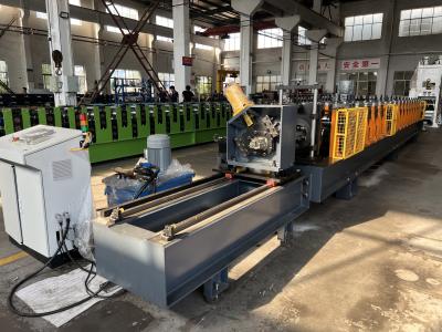 China Galvanized Steel Upright Racking Roll Forming Machine 1.5-2.5mm Thickness 80T Punching Press for sale