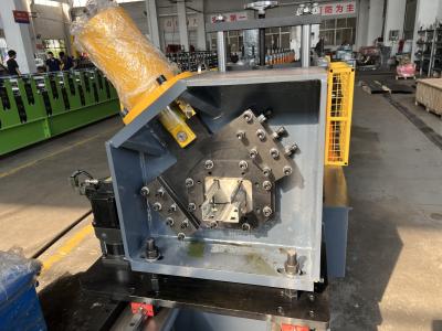 China 2.5mm Thickness Galvanized Steel Storage System Upright Rack Roll Forming Machine for sale