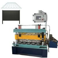 China Color Coated Galvanized Steel Fence Panel Roll Forming Machine 0.3-0.8mm 380V 50Hz for sale
