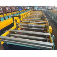 China Color Coated Galvanized Steel Fence Panel Roll Forming Machine 0.3-0.8mm 380V 50Hz for sale