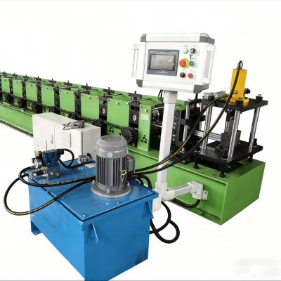 China 1.2-2.0mm Thickness Galvanized Steel Upright Fence Post Roll Forming Machine 380V 7.5kw for sale
