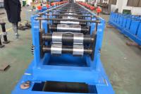 China PLC Controlled Blue Rack Upright Roll Forming Machine 12-15m/min 0.5-2.0mm for sale