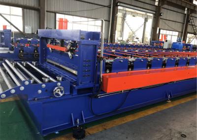 China Trapezoidal Roof Tile Making Machine 15-20m/min Speed 0.4-0.7mm Thickness for sale