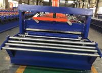China Trapezoidal Roof Tile Making Machine 15-20m/min Speed 0.4-0.7mm Thickness for sale