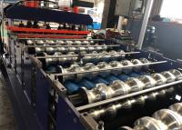 China PPGI Steel Metal Roof Panel Roll Forming Machine 16 Rollers , 0.3-0.8mm Thickness for sale