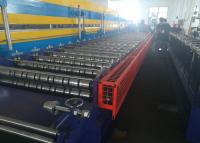 China Trapezoidal Roof Panel Roll Forming Machine 1000mm Width, 8-12m/min Speed for Building Materials for sale