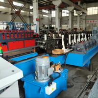 China 12 Gauge Stainless Steel Unslotted C Channel Roll Forming Machine 380V 11kw for sale