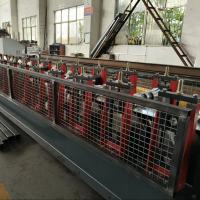 China New Design Aluminum PPGI Galvanized Steel V-style Tile Ridge Capping Valley Gutter Roll Forming Machine for sale