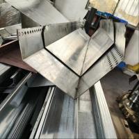 China New Design Aluminum PPGI Galvanized Steel V-style Tile Ridge Capping Valley Gutter Roll Forming Machine for sale