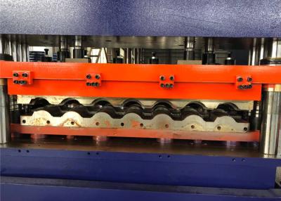 China Trapezoidal Roofing Sheet Roll Forming Machine 16 Stations 7.5KW 380V for sale