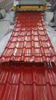 China 0-12 M / Min Rolling Speed Glazed Tile Roll Forming Machine Driven By 1.2 Inch Single Chain for sale