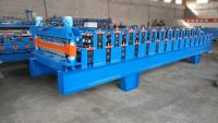 China 0-12 M / Min Rolling Speed Glazed Tile Roll Forming Machine Driven By 1.2 Inch Single Chain for sale