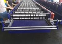 China PLC Control Roof Panel Roll Forming Machine With 0-15m / Min High Speed for sale