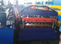 China PLC Control Roof Panel Roll Forming Machine With 0-15m / Min High Speed for sale