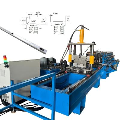 China Servo Cutting High Speed C U Post Channel Drywall Roll Forming Machine 0.4-1.2mm Thickness 10m/min for sale