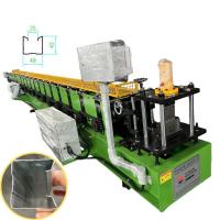China Colorbond Fence Track Rail Roll Forming Machine 0.5-0.8mm Thickness 10-12m/min Speed for sale