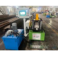 China Colorbond Steel Fencing Post Roll Forming Machine 0.5-0.8mm Thickness 65x24mm for sale