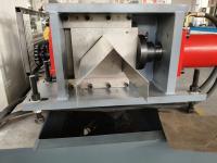 China 0.8-1.0mm Galvanized Steel V Shape Metal Gutter Roll Forming Machine for sale