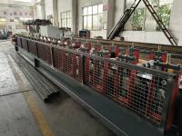 China 0.8-1.0mm Galvanized Steel V Shape Metal Gutter Roll Forming Machine for sale